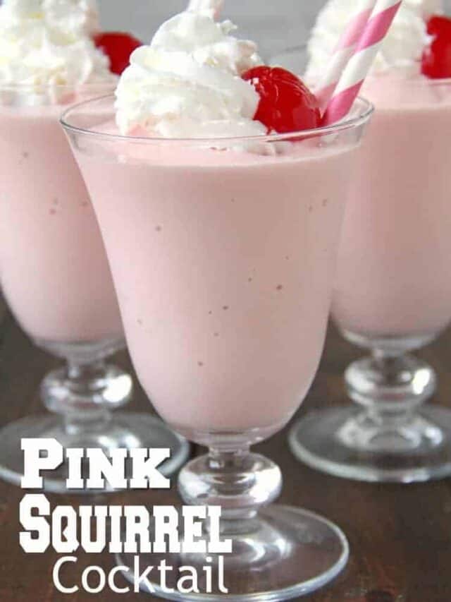 Pink Squirrel Story - Snappy Gourmet