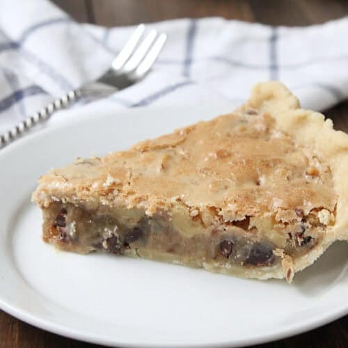 Chocolate Walnut Cookie Pie (Part Cookie, Part Pie!) - Snappy Gourmet