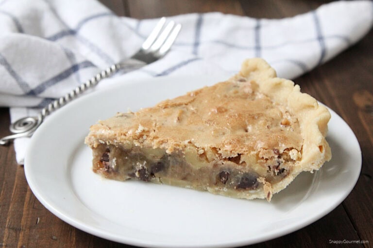 Chocolate Walnut Cookie Pie (Part Cookie, Part Pie!) - Snappy Gourmet